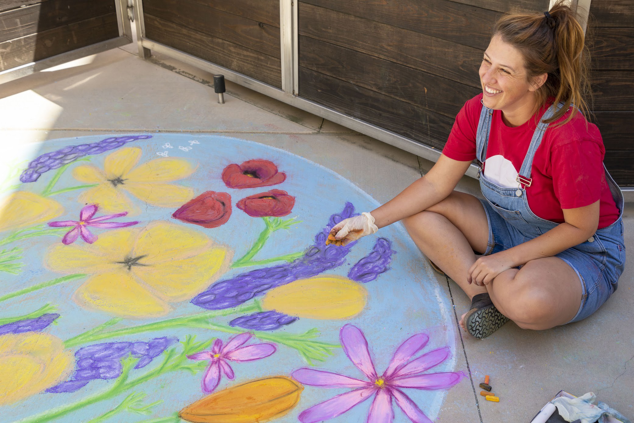 Chalk Art Takeover in Abbott Square | MAH